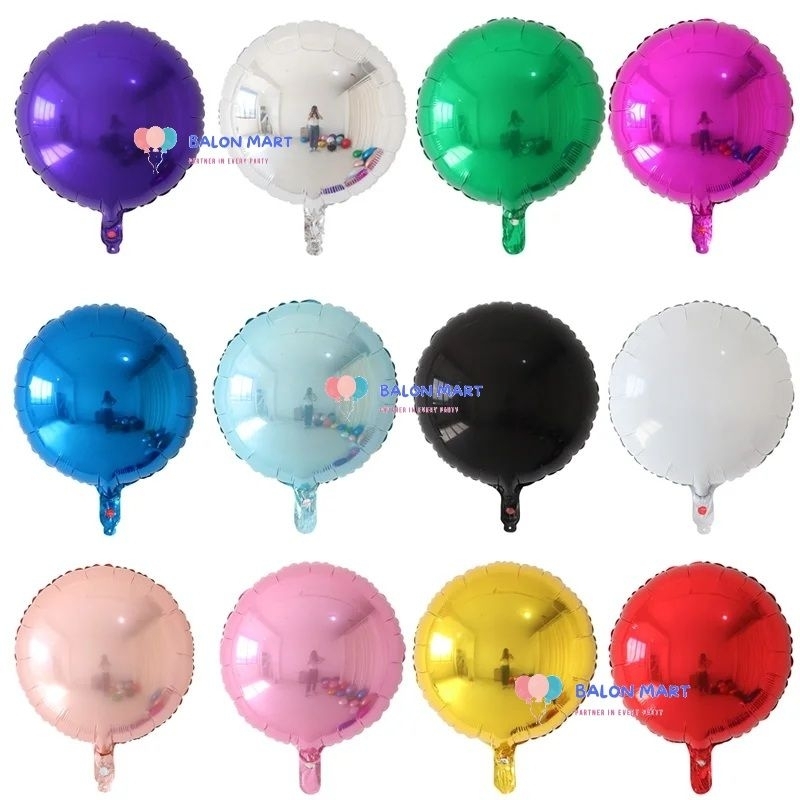 Jual Balon Foil Bulat 18 inch (45 cm) | Shopee Indonesia