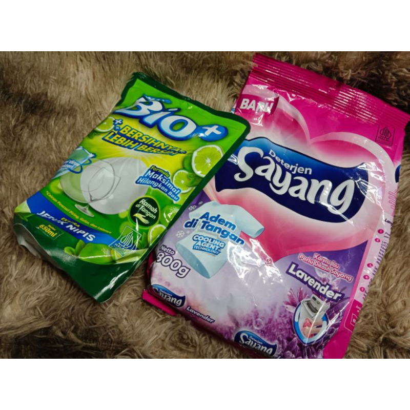 Jual Paket Detergent Sayang + Bio Cuci Piring | Shopee Indonesia