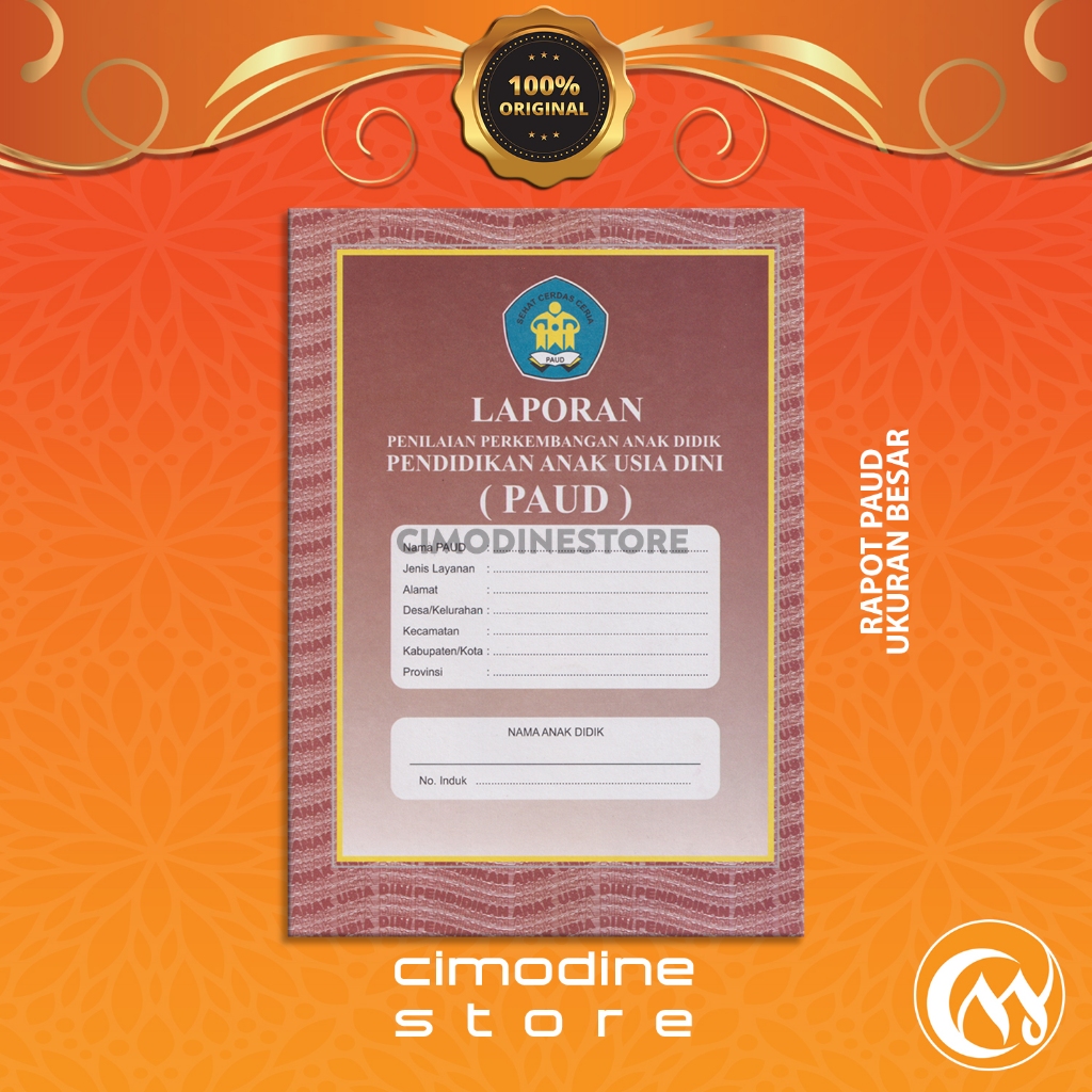 Jual Sampul&Rapot (PAUD)LaporanPenilaianPerkembanganAnakDidik | Buku ...