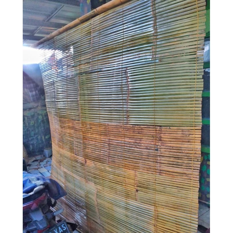 Jual Tirai/Krey Kulit Bambu ukuran 2x2 & 2,5x2meter | Shopee Indonesia