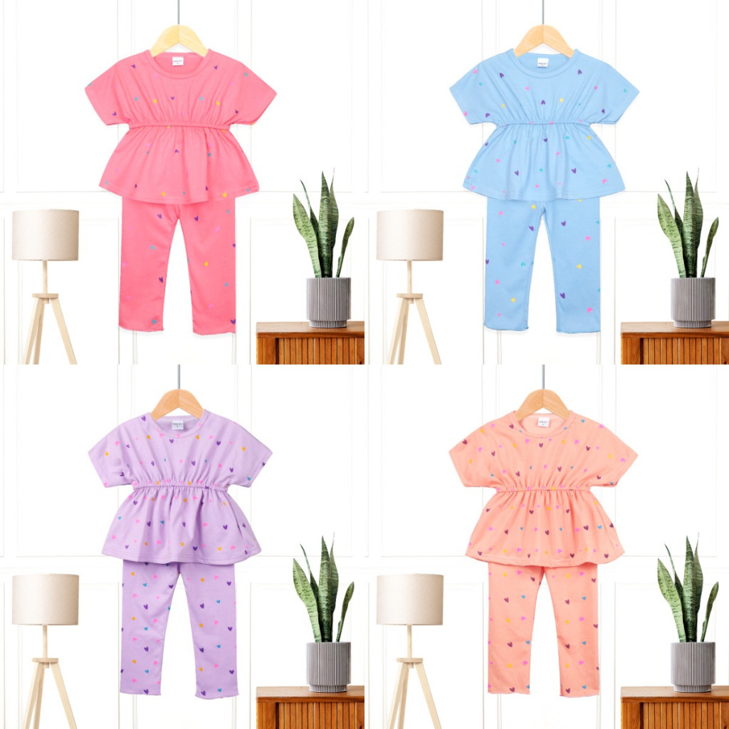 Jual Rabbitkids - setelan anak perempuan / one set anak perempuan ...