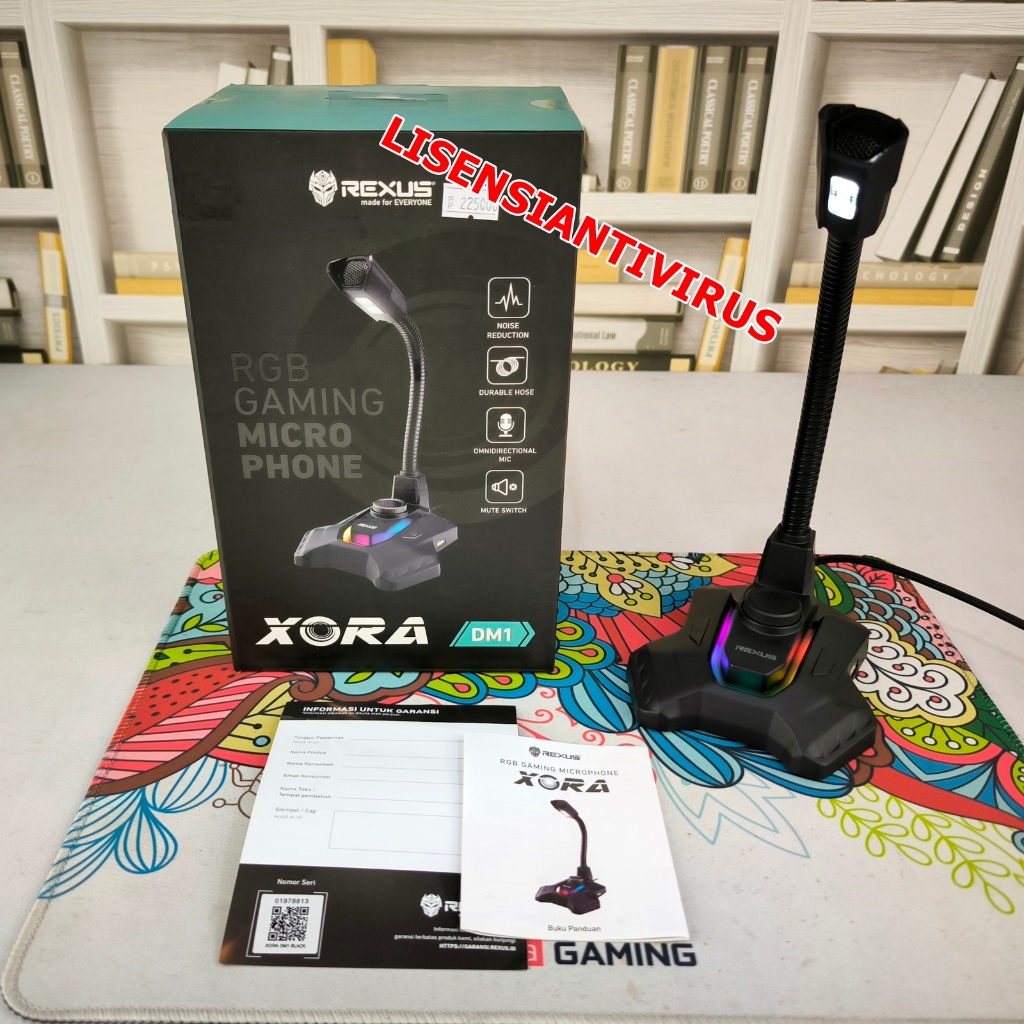 Jual Rexus Xora DM1 Gaming Microphone RGB Mic DM 1 | Shopee Indonesia