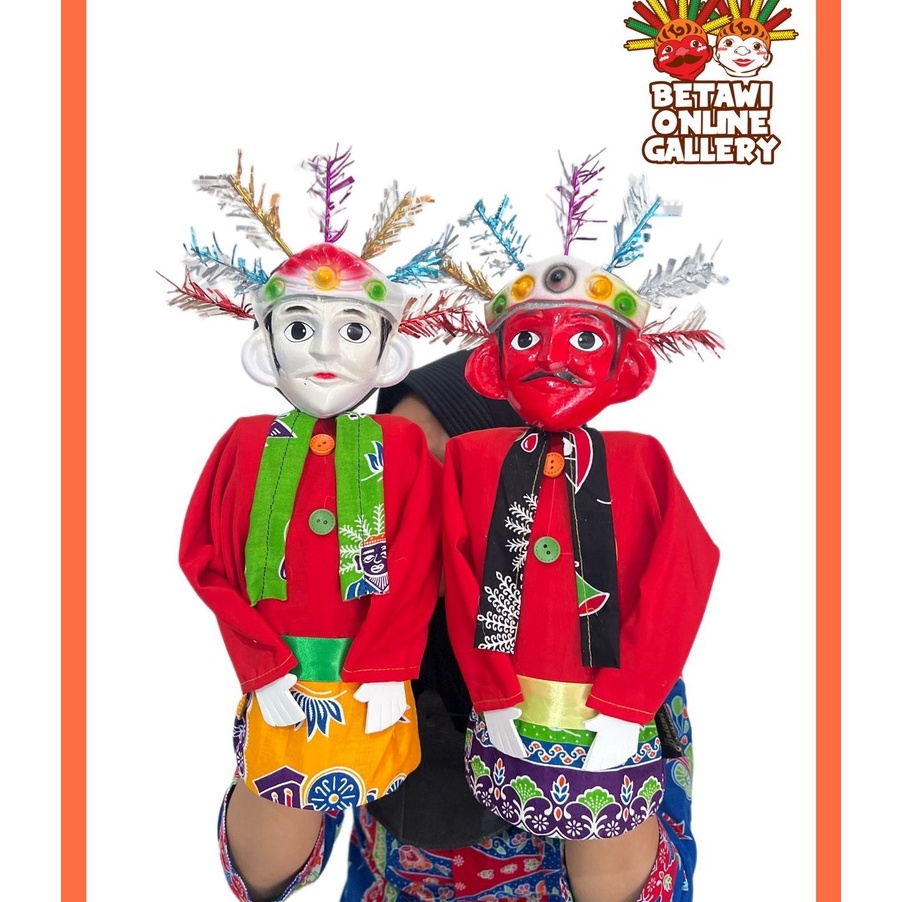 Jual Baru Ondel - Ondel Boneka Topeng Spons/ Ondel Ondel Spons ...