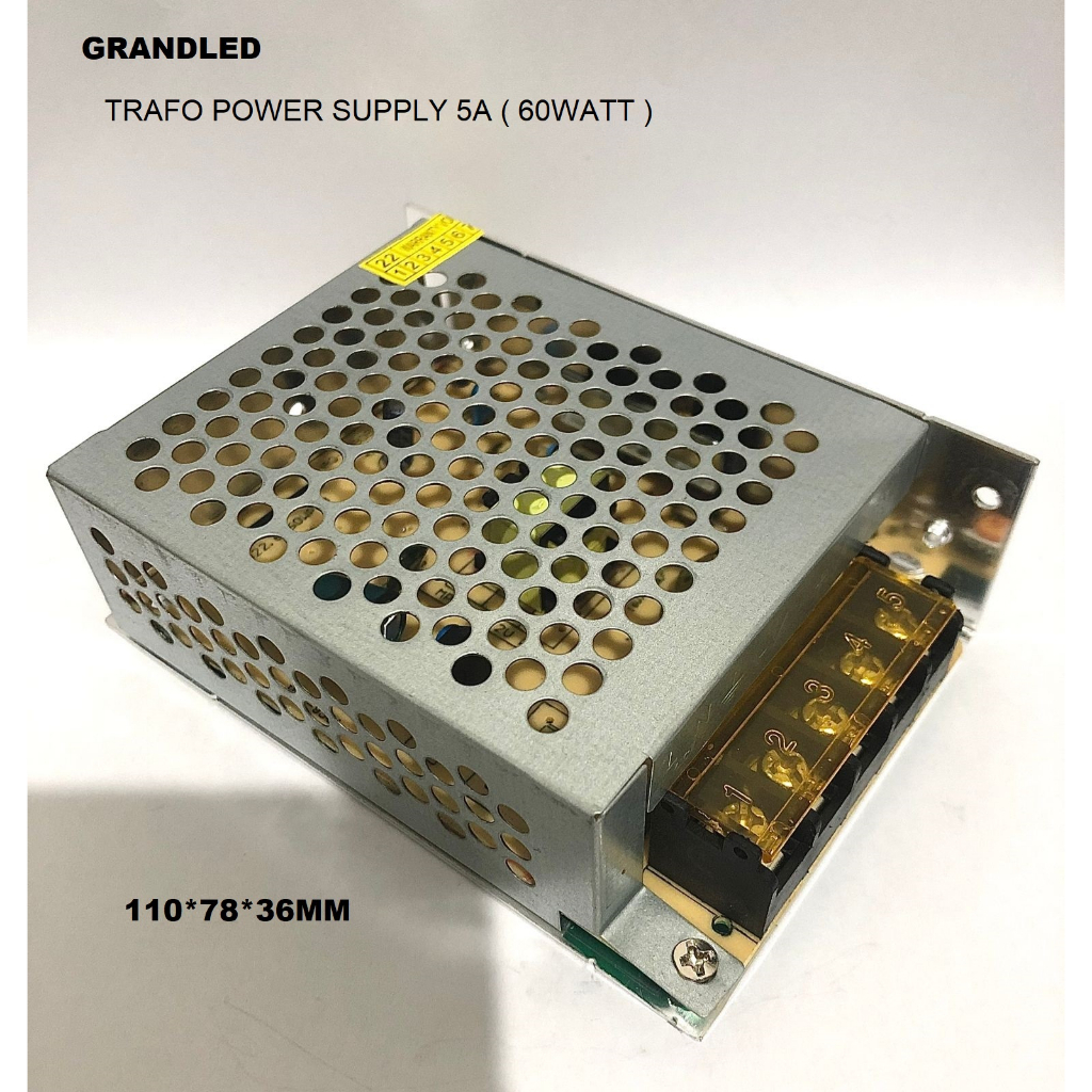 Jual Power Supply Adaptor Switching Trafo LED Strip 12V 3A 12 Volt 3 Ampere 12V 5A 12 Volt 5 ...