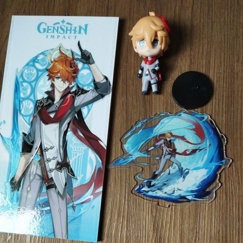 Jual (satuan) Official Standee Badge Pin Childe Tartaglia, Merch ...