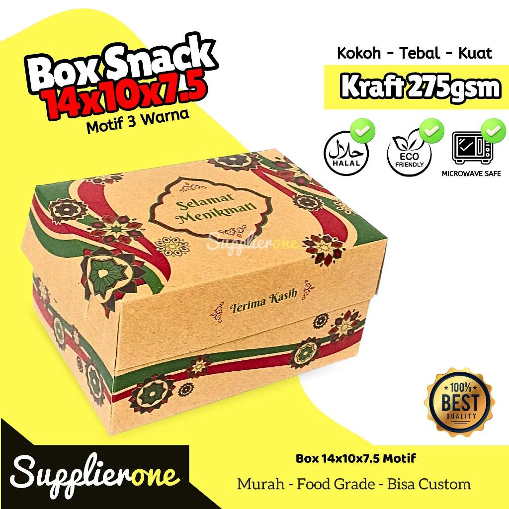 Jual Box Snack / Box 14x10x7.5 / Snack Box / Kardus Snack / Dus Snack ...