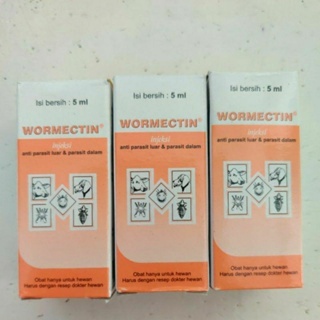 Jual Medion wormectin obat anti parasit luar & parasit dalam 5ml ...