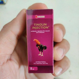 Jual medion tinolin injeksi 5ml obat ayam tarung luka infeksi | Shopee ...