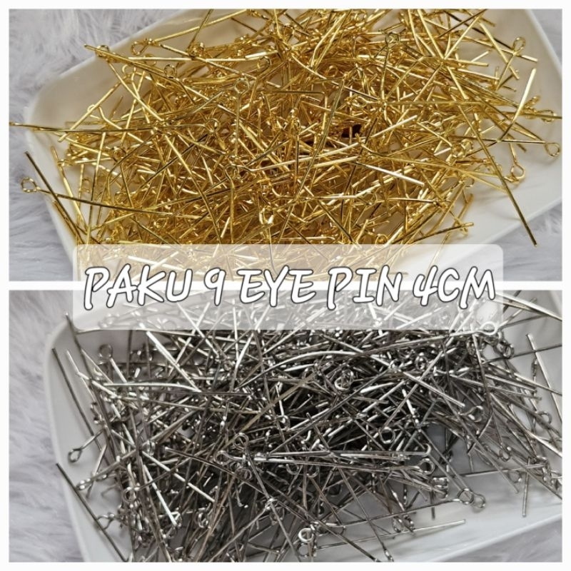 Jual 25gr paku 9 eye pin panjang 4cm/3.8cm | Shopee Indonesia