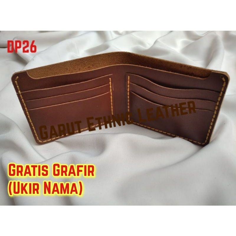 Jual Dompet Kulit Pendek Pria Pull Up Premium Full Kulit Asli Garut ...