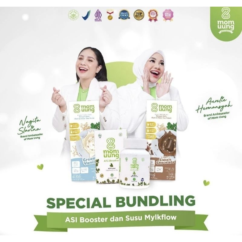 Jual MOM UUNG ASI BOOSTER PAKET BUNDLING SUSU MENYUSUI MILKFLOW MOMUUNG ...