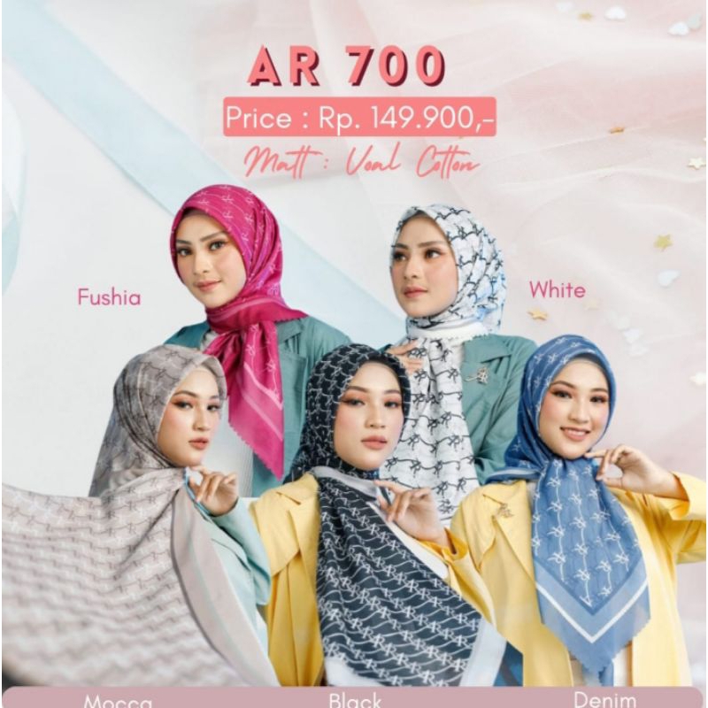 Jual AR 700 HIJAB SEGI4 MOTIF ( By arrafi ori ) | Shopee Indonesia