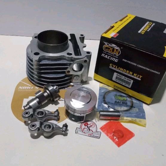 Jual PAKET BORE UP 150 CC BLOK SEHER/BORING PISTON SET MIO 58,5 BORE UP ...