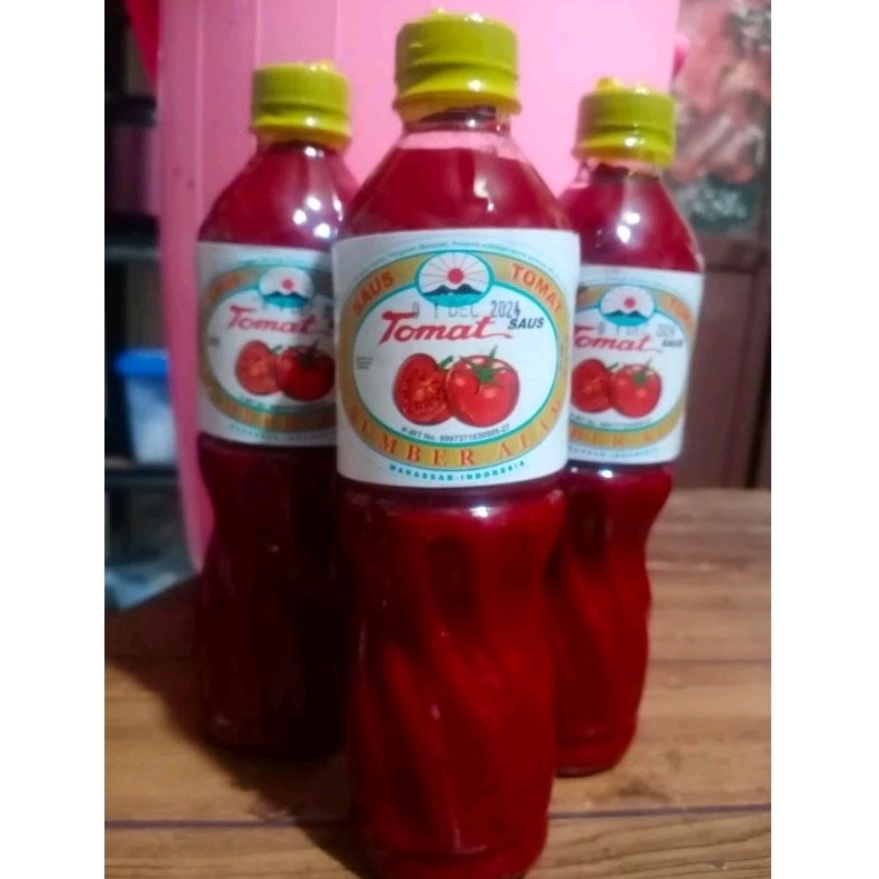 Jual Saos Tomat merah sumber alam | makassar 600ml | Shopee Indonesia