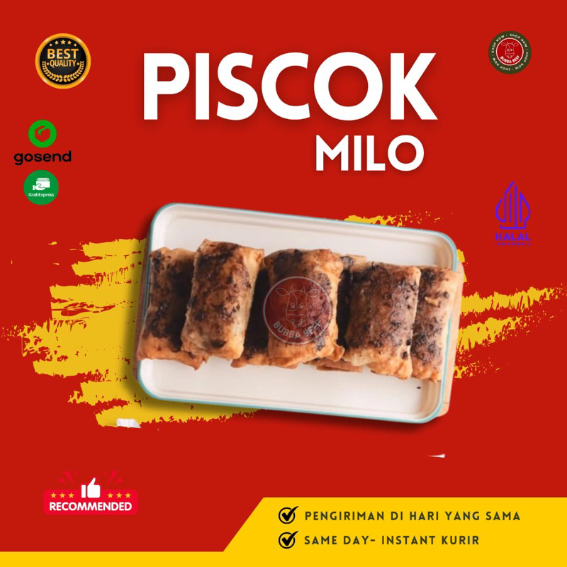 Jual Piscok Lumer Milo isi 10 | Pisang Coklat Milo Frozen | Camilan ...