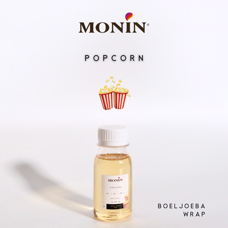 Jual Monin Popcorn Syrup Repack [30, 50, 100] g | Shopee Indonesia