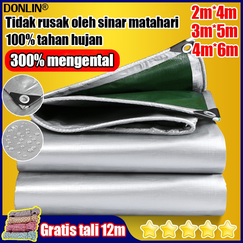 Jual DONGLIN terpal ukuran 4x6 meter/3x5m/2x4m Gratis tali 10m 100% ...
