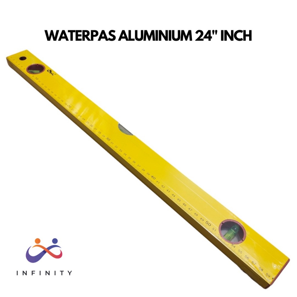 Jual waterpas waterpass aluminium 24" inch / waterpass magnet/ alat ...