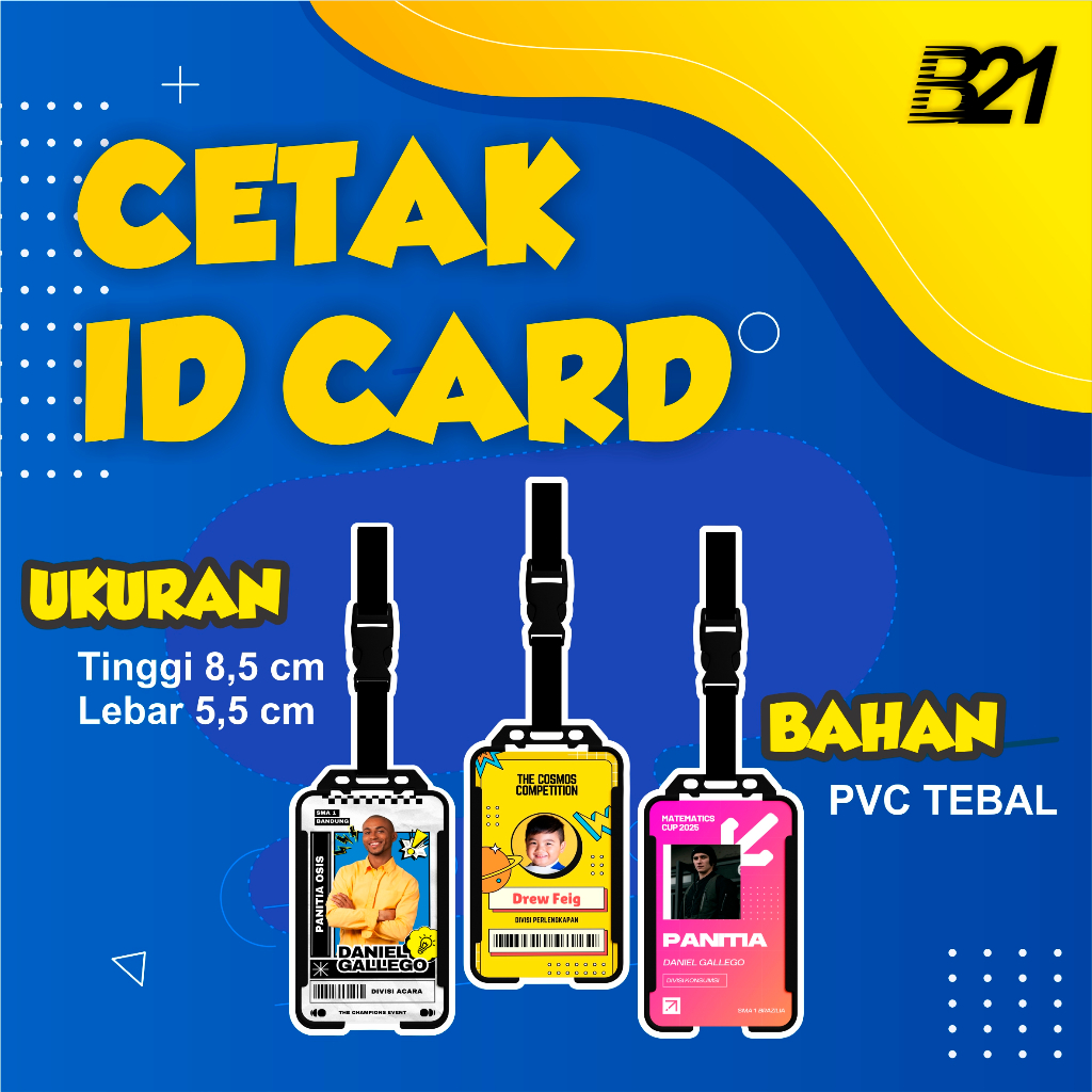 Jual B21 Cetak Kartu Id Card / Print Id Card - Custom Id Card PVC | Shopee Indonesia