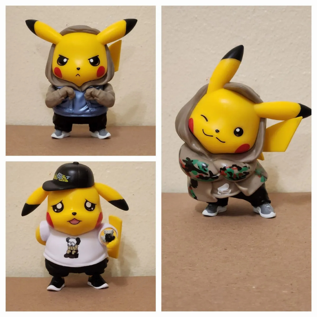 Jual Action Figure Pikachu Style Hype Beast Series Pokemon Figure ...