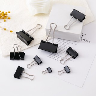 Jual Binder Clip Hitam Penjepit Kertas Multifungsi 1 Lusin Bebas Karat ...