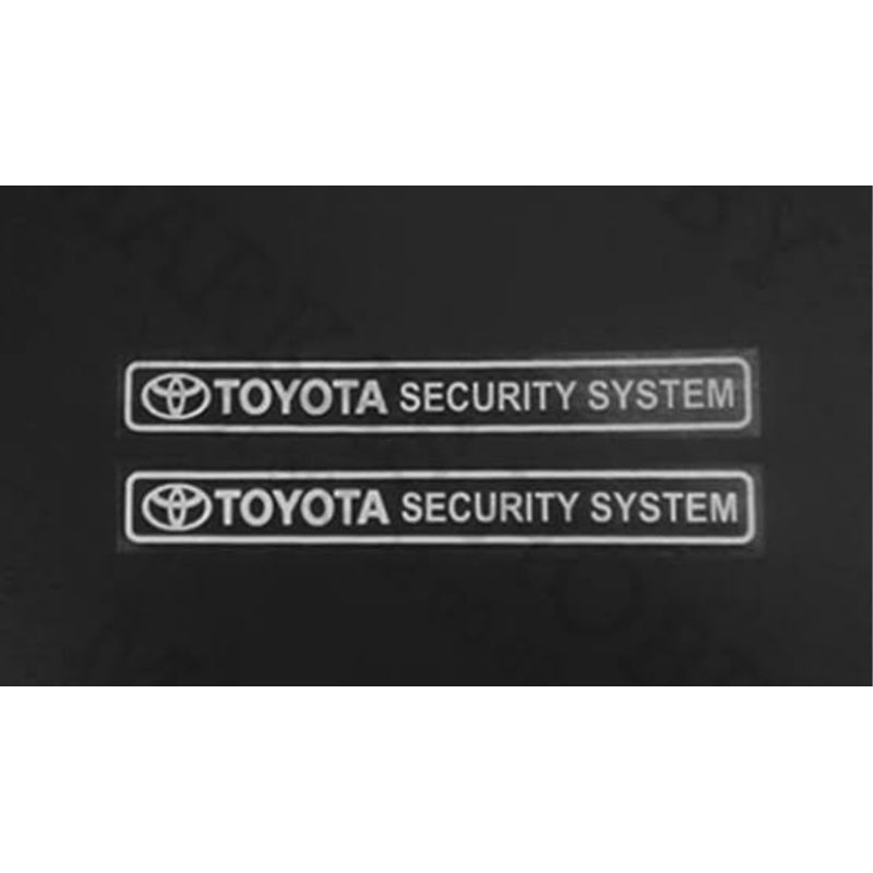Jual STIKER MIRROR OEM TOYOTA SECURITY SISTEM | Shopee Indonesia