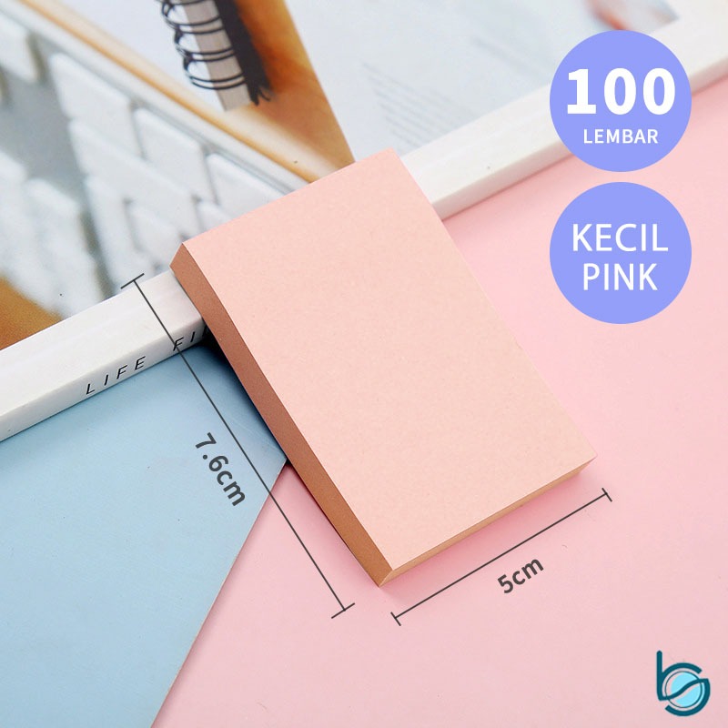 Jual COD STICKY NOTE POLOS / STICKY NOTES PENANDA HALAMAN / STICK NOTE ...