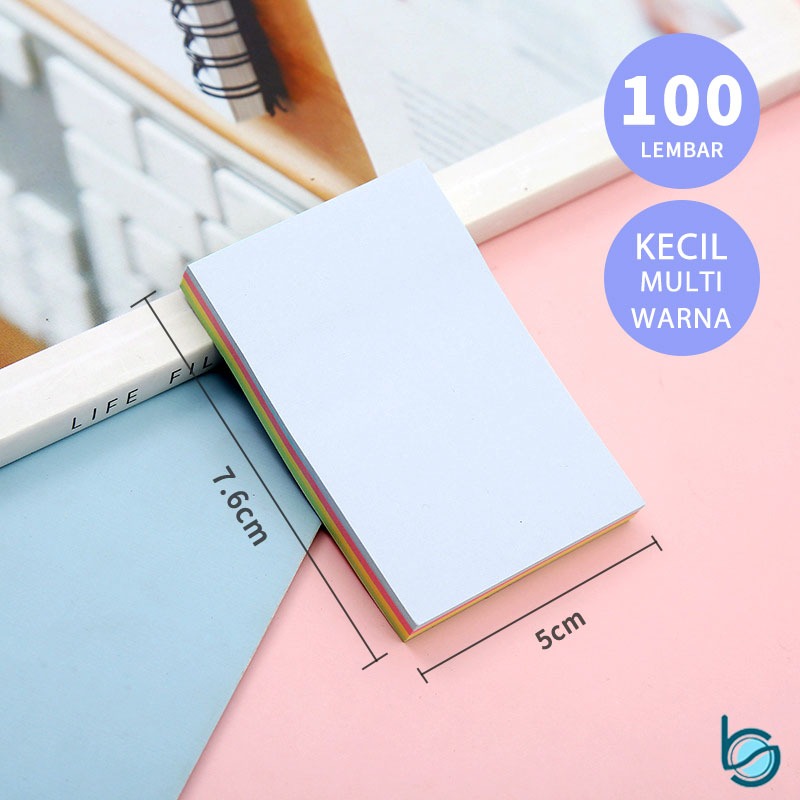 Jual COD STICKY NOTE POLOS / STICKY NOTES PENANDA HALAMAN / STICK NOTE ...