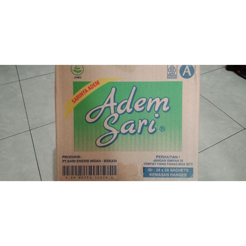 Jual Adem Sari 1 Dus Isi 24 Pack | Shopee Indonesia