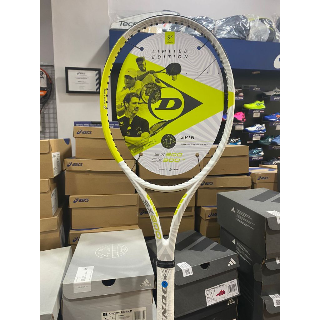 Jual Raket Tenis Dunlop SX 300 WHITE LIMITED EDITION [300 G / 100 Inc ...