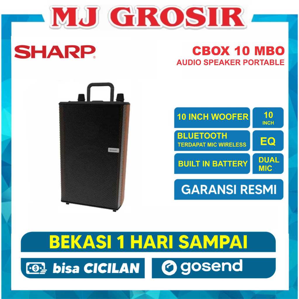 Jual SHARP SPEAKER AUDIO CBOX TRB 10 MBO CBOX-TRB10MBO BLUETOOTH | Shopee Indonesia