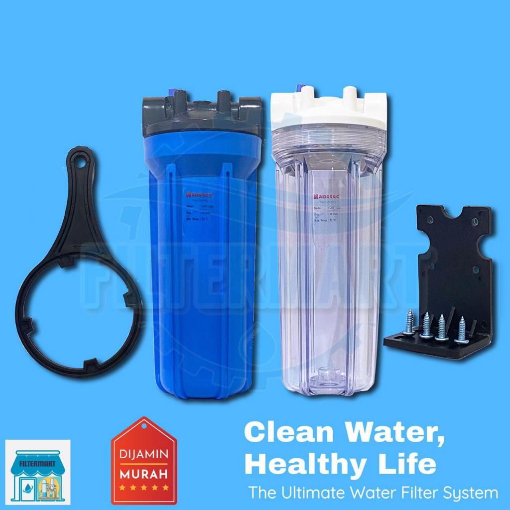 Jual HOUSING NANO FILTER AIR 10” 1/2 3/4 1 INCH DRAT PIPA / TABUNG ...