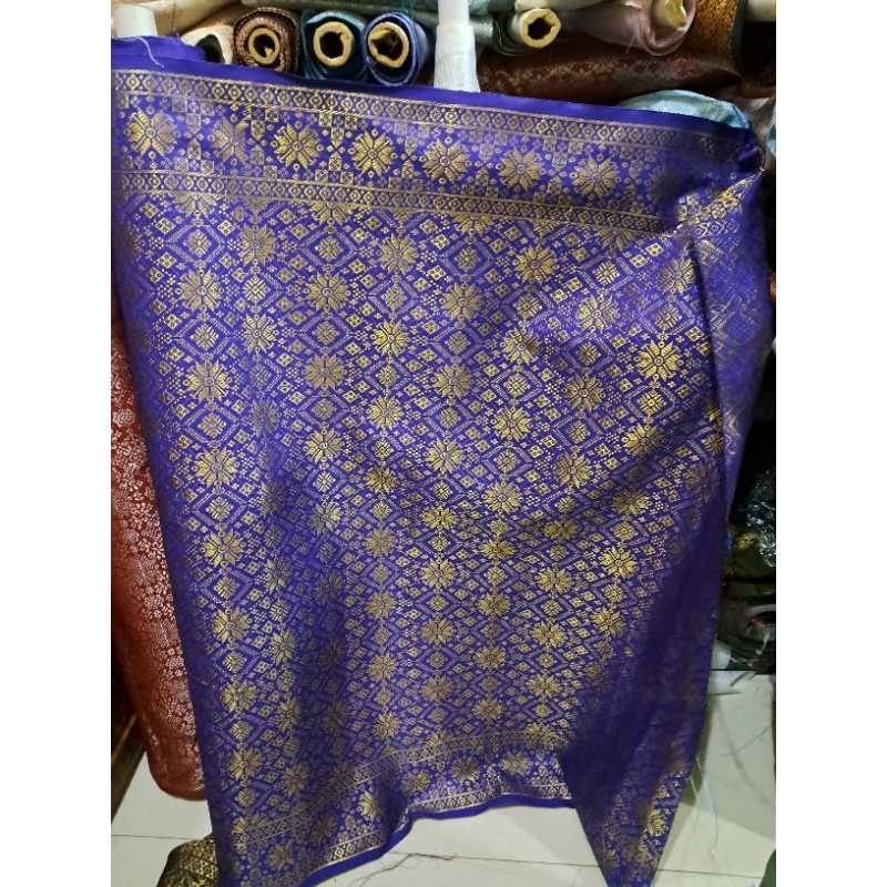 Jual BAHAN Songket / kain songket / Songket meteran / Songket tenun ...