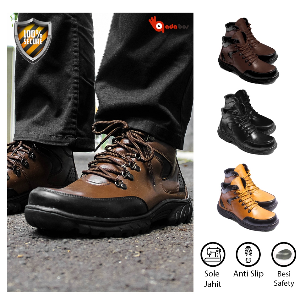 Jual Sepatu Boots Adabos Dragon Safety | Shopee Indonesia