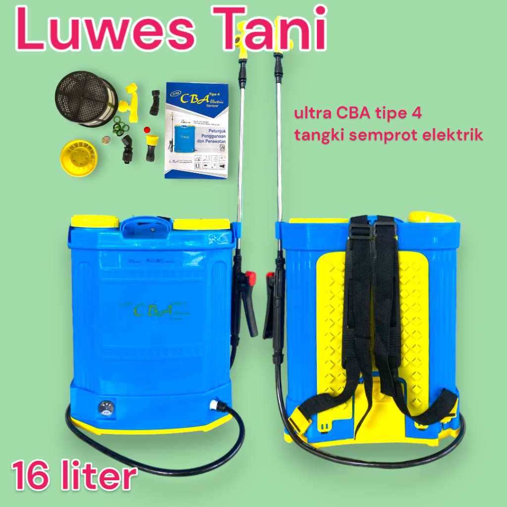 Jual Sprayer Cba elektrik 16L ultra type 4 tangki semprot elektik ...