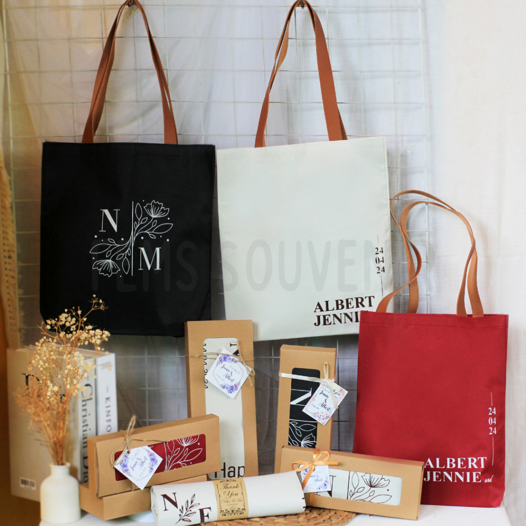 Jual Tas Souvenir Pernikahan ALULA BAG Totebag Souvenir Aesthetic ...