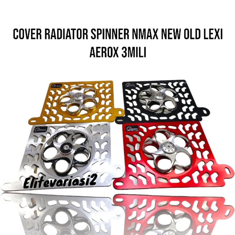 Jual Cover Radiator Spinner Nmax New Old 3mili Alumunium Tutup Kipas ...