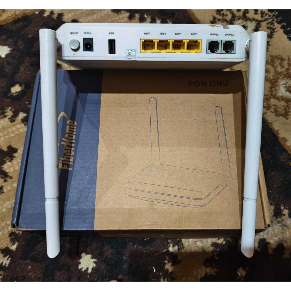 Jual router ONT GPON FIBERHOME HG6243C MULUSrouter ONT GPON FIBERHOME ...