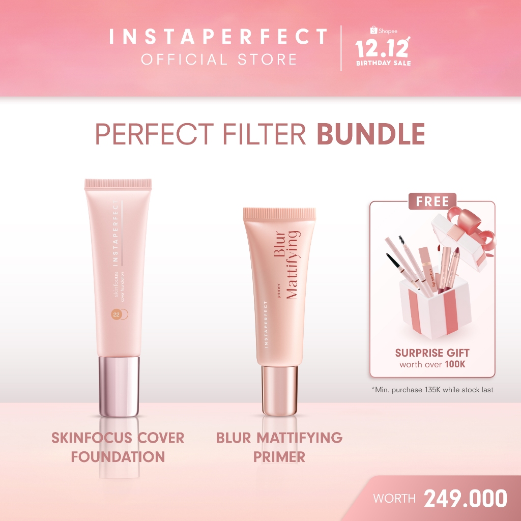 Jual Instaperfect Perfect Filter Bundle (Skinfocus Cover Foundation ...
