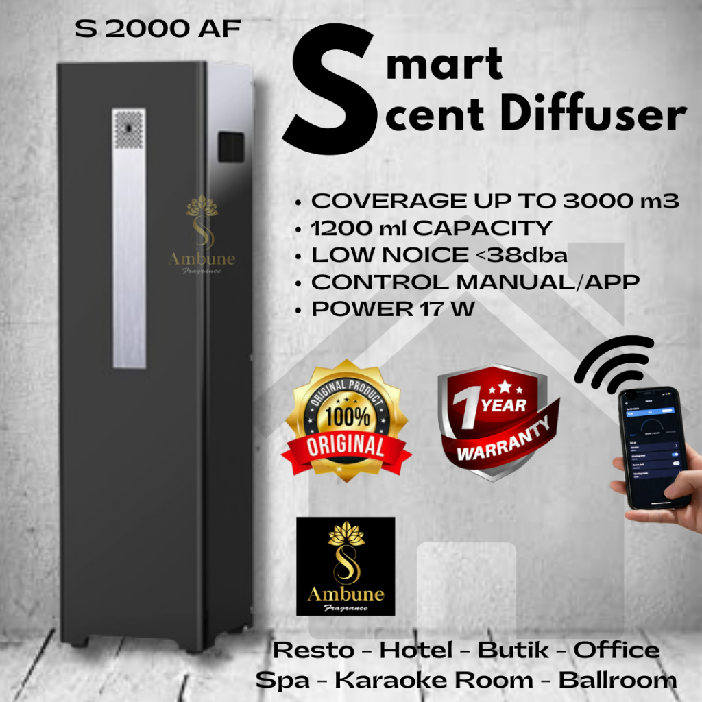 Jual Mesin Scenting Smart Diffuser S 2000 AF Pengharum Ruangan Ambune ...