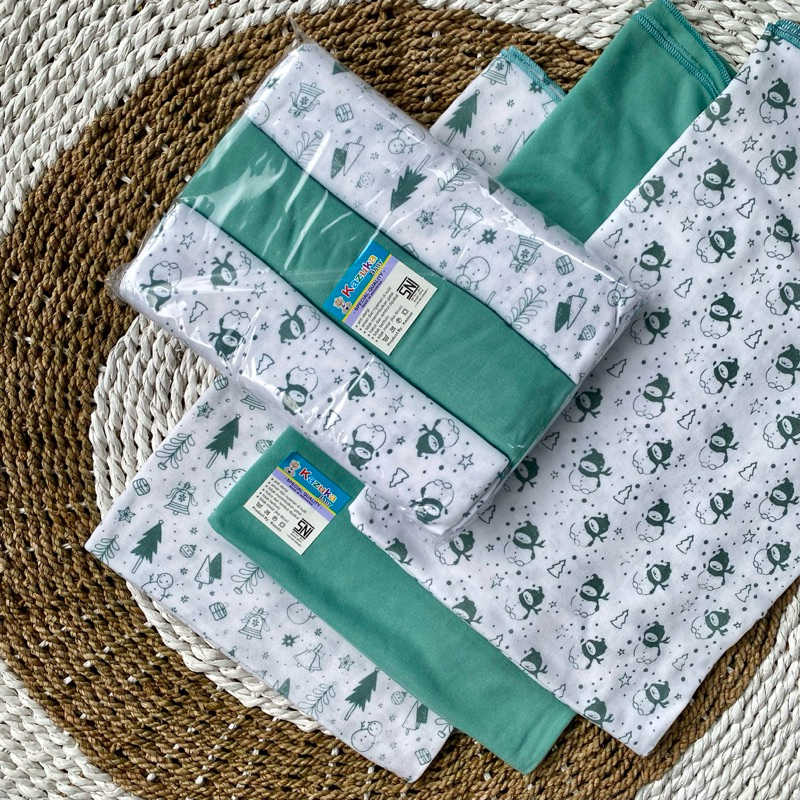 Jual 1 Set 3 Pcs Bedong Bayi Kain Newborn Halus Ukuran 110x90 cm Bayi ...