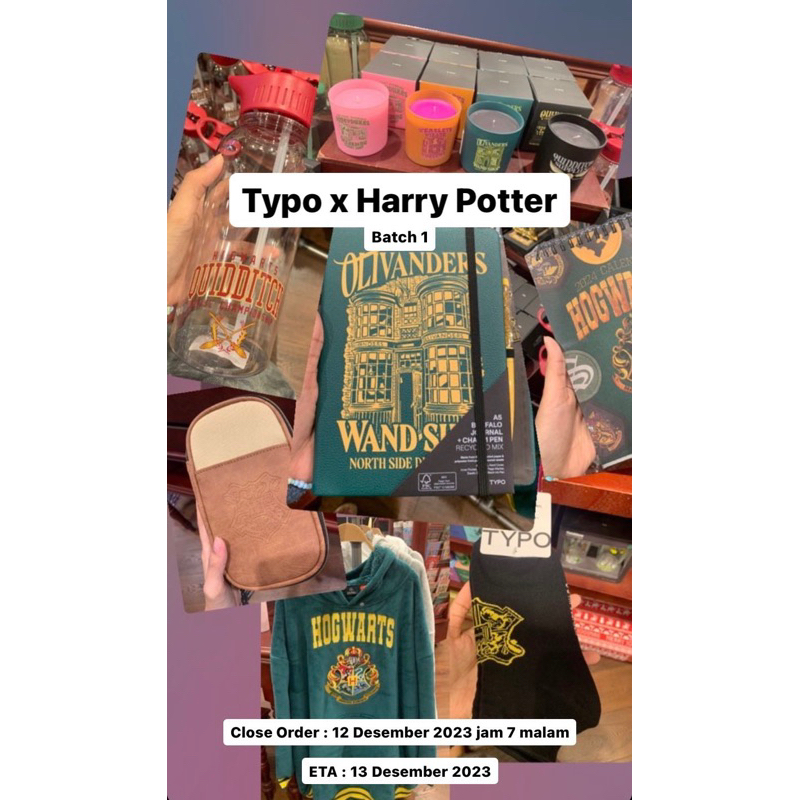 Jual Typo x Harry Potter Socks Hogwarts Quidditch | Shopee Indonesia