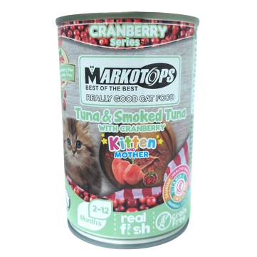 Jual TP MARKOTOPS KITTEN TUNA & SMOKED TUNA WITH CRANBERRY 400GR ...