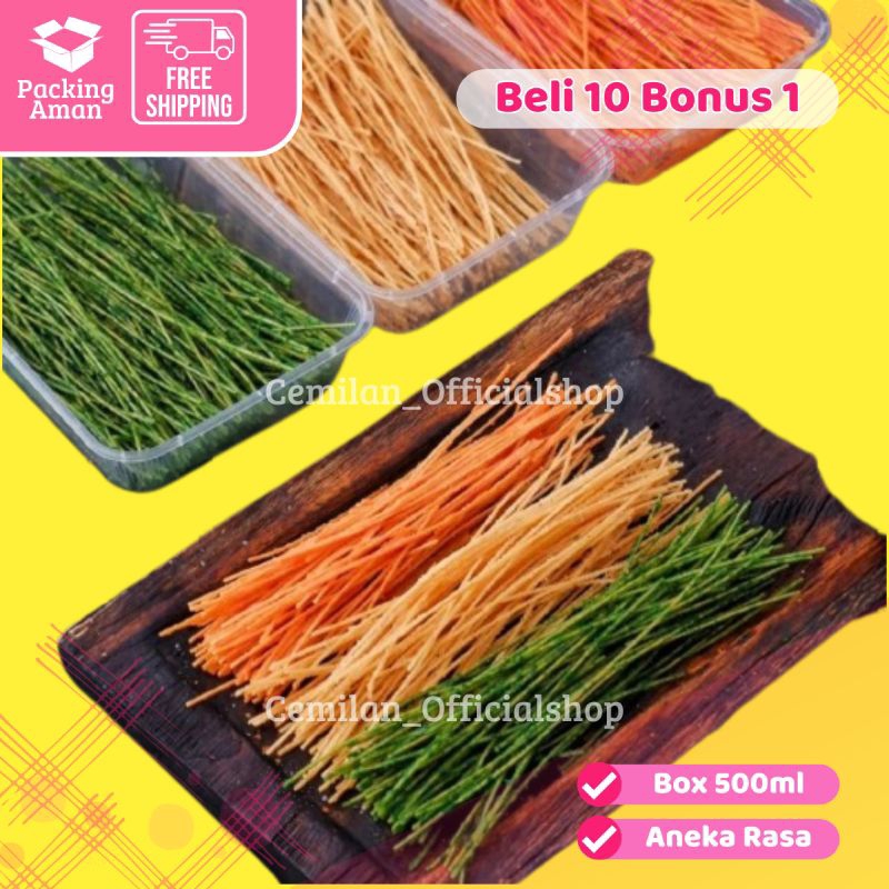 Jual [ 10 BONUS 1 ] Mie Lidi Aneka Rasa Box 500ml / Mi Lidi Pedas / Mie ...