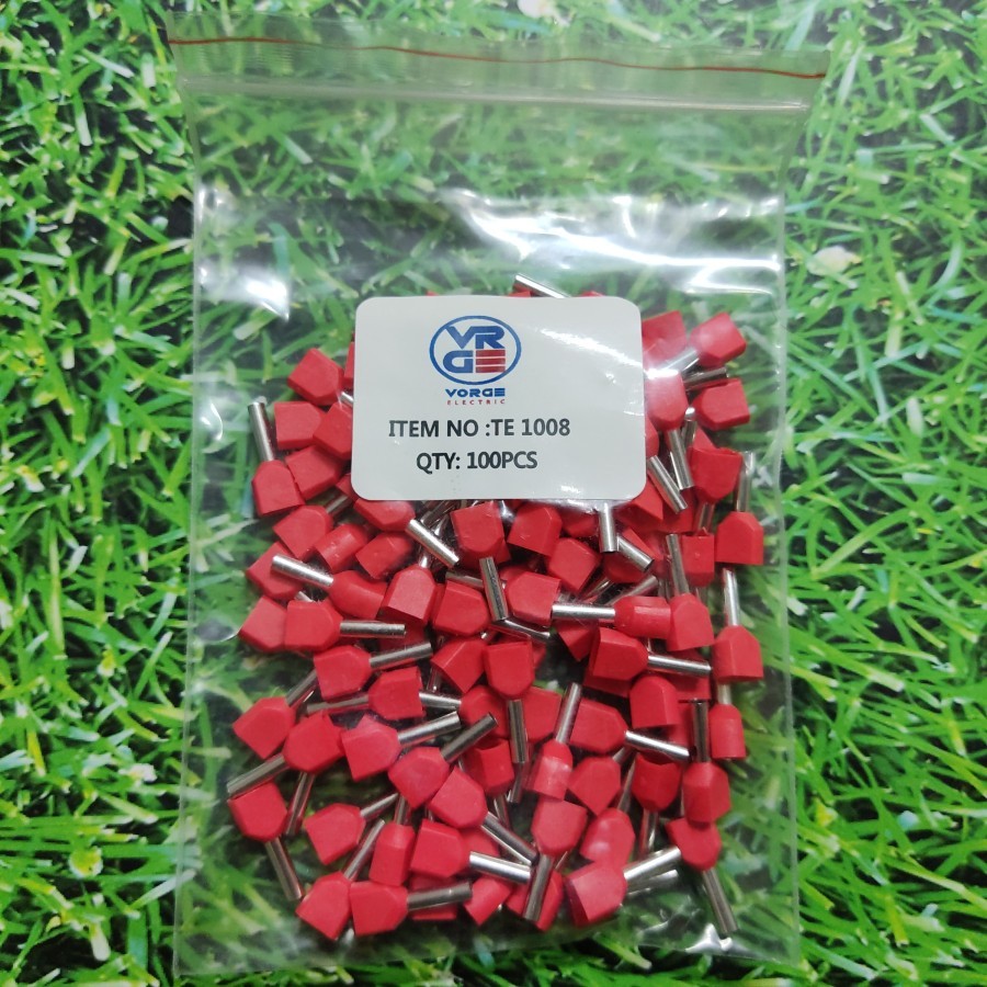 Jual FERRULES TE1008 2 x 1mm Insulated SKUN KABEL Tusuk TE-1008 ...