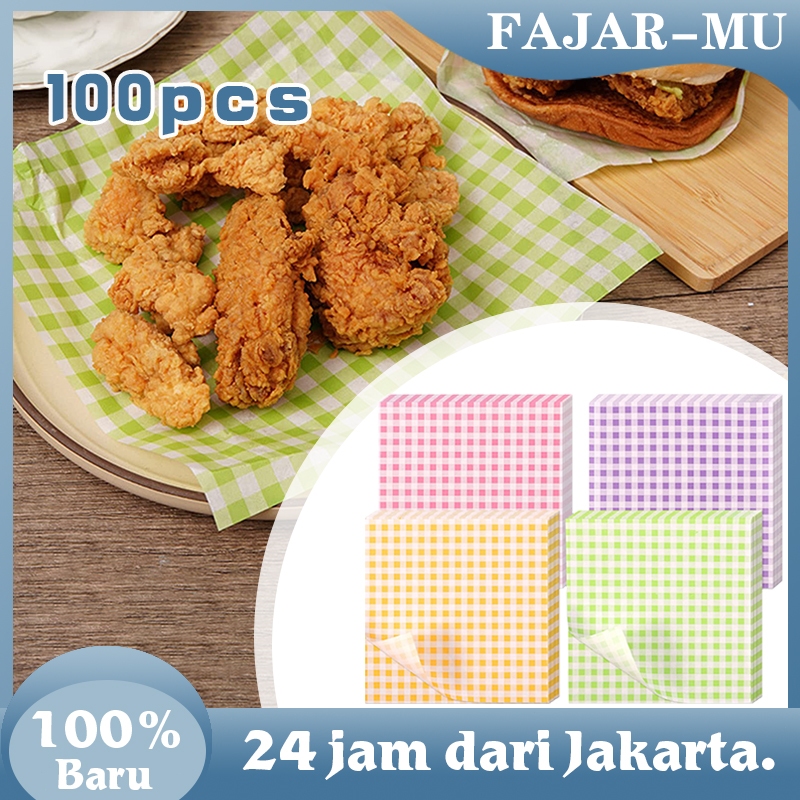 Jual 100 Pcs Baking Paper Kertas Bento Kertas Greaseproof Kertas ...