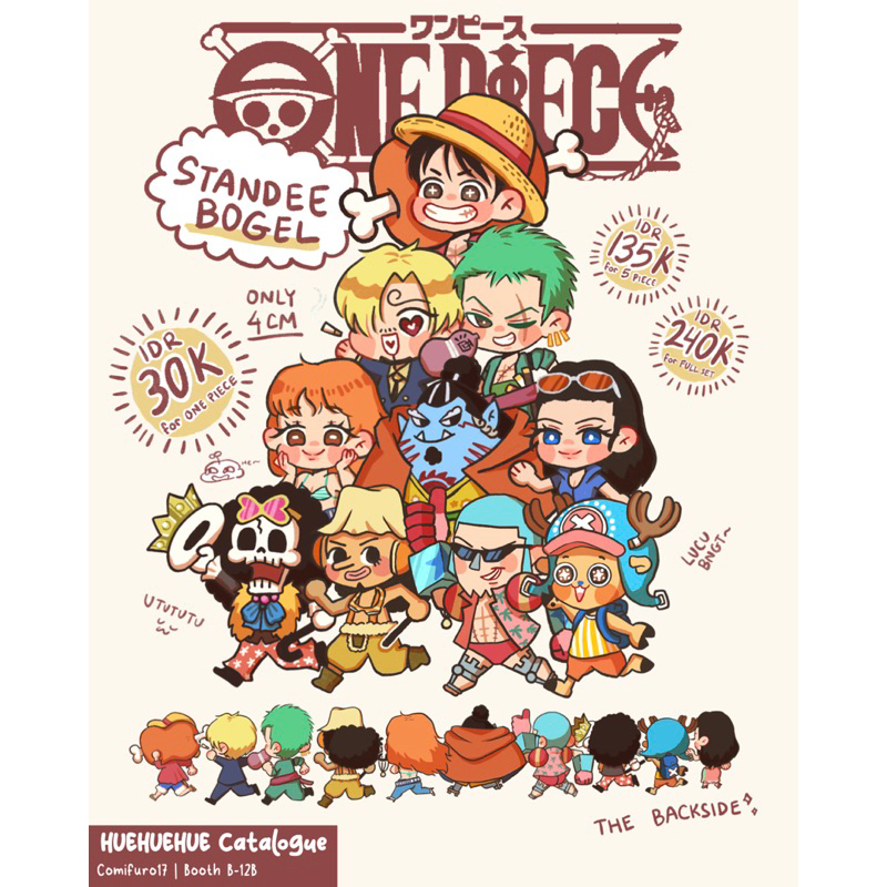 Jual ONE PIECE Standee Mini Bogel | Acrylic Standee | Shopee Indonesia