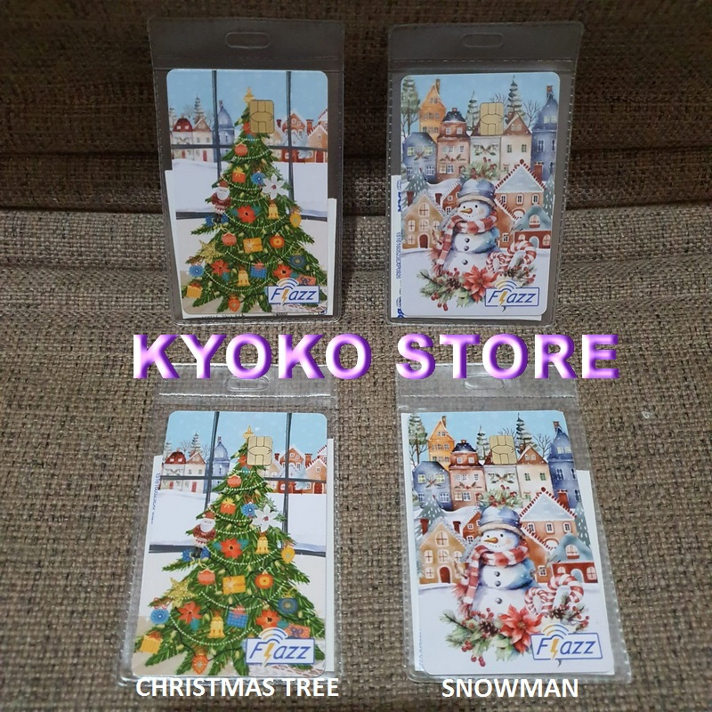 Jual Kartu Flazz Gambar Christmas Tree Snowman 2023 Gen2 | Shopee Indonesia