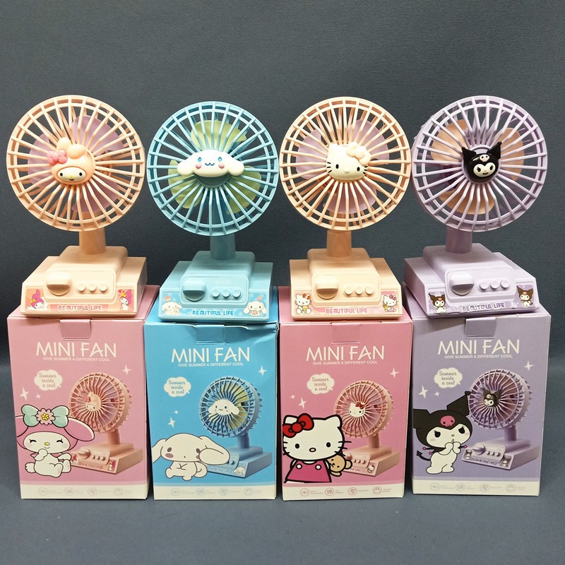 Jual MINI FAN SANRIO KUROMI CINNAMOROL HELLOKITTY MYMELODY | Shopee ...