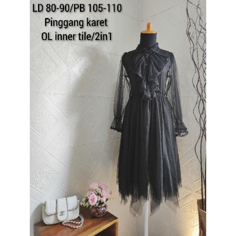 Jual Dress kondangan/Dress pesta/Dress brukat/Dress tile | Shopee Indonesia